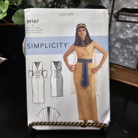 Simplicity | Office | Simplicity Sewing Pattern S967 Cleopatra | Poshmark